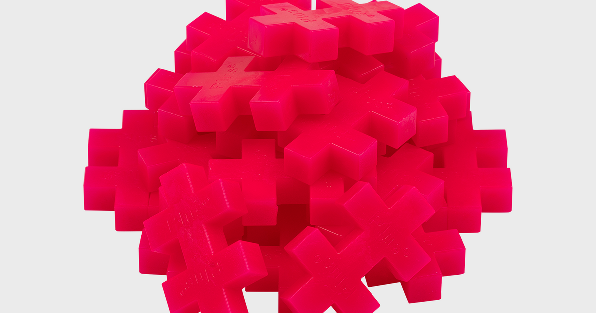 BIG Neon Pink - 25 pcs