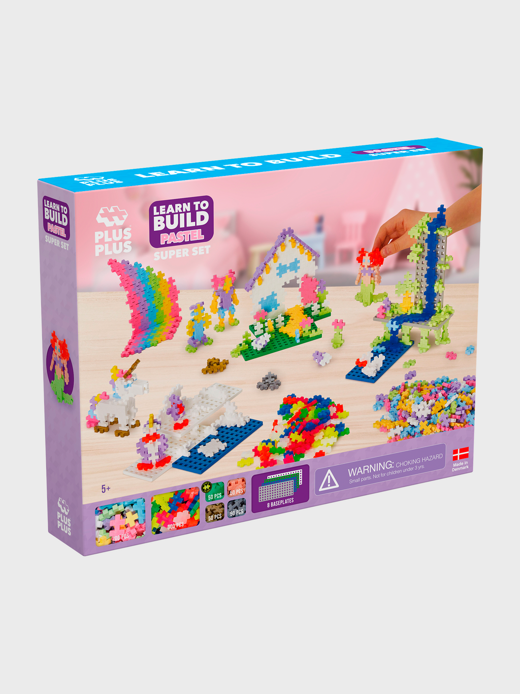 Learn to Build - Super Set Pastel - 1200 pcs