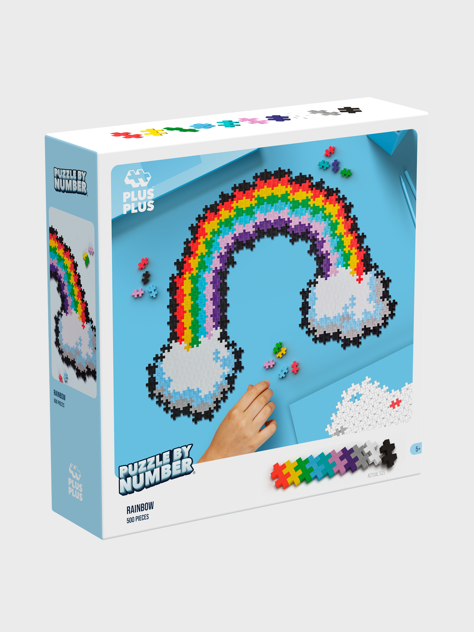 Puzzle By Number - Rainbow