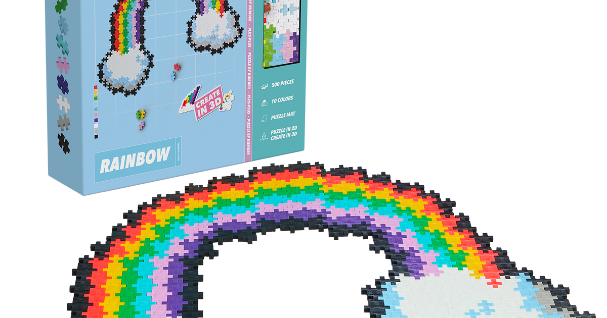 Puzzle By Number - Rainbow