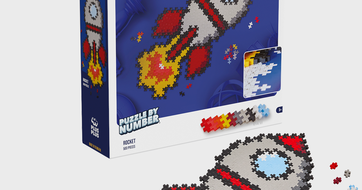 Puzzle By Number - Rocket