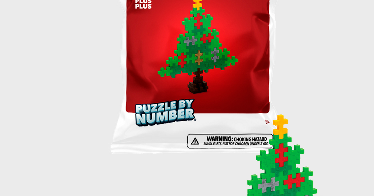 Puzzle by Number - Christmas Tree