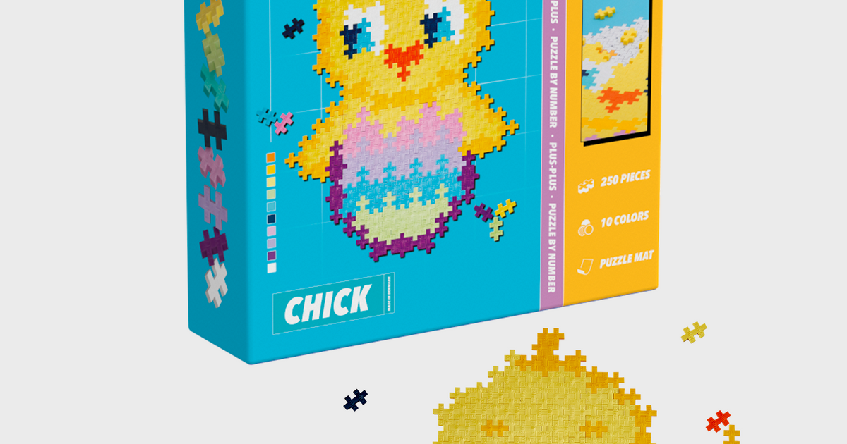 Puzzle By Number - Chick