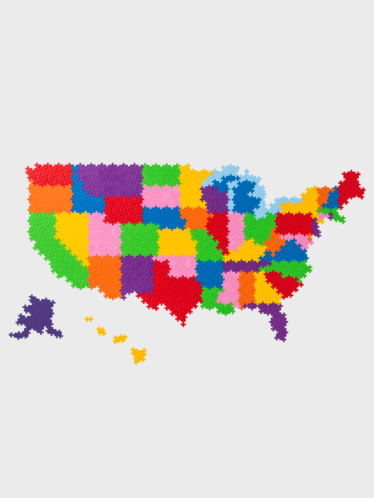 Puzzle By Number - USA Map